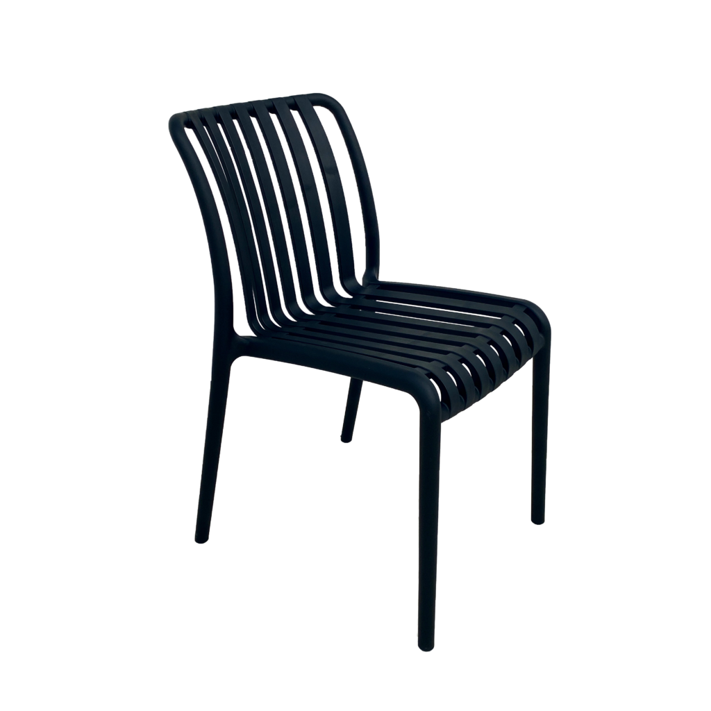 - PLASTIC CHAIR - Super Comfortable Black PVC Chair. Stackable Model ...