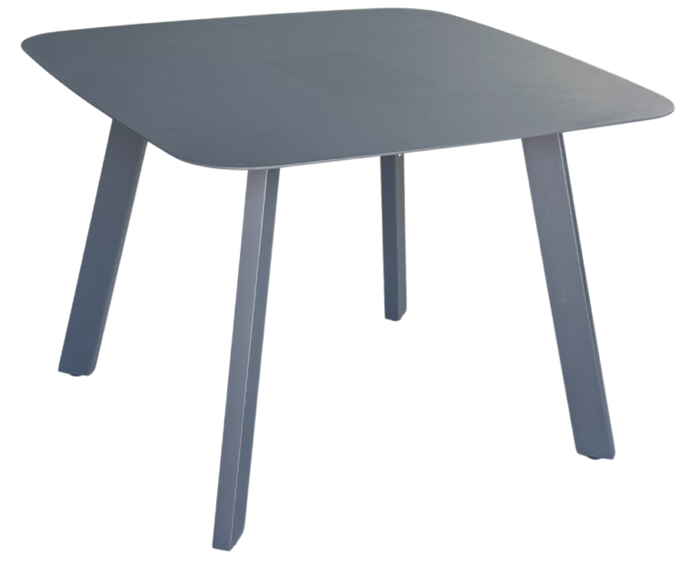 - PANGLAO - Dark-Gray Square Alu Side Table. 60 x 60 x H 43cm. 4.7kg ...