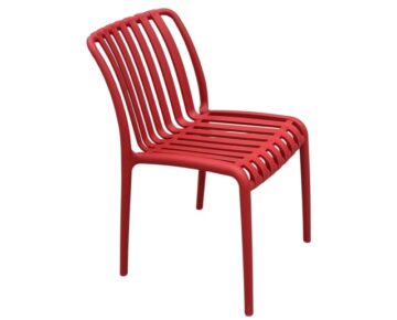 - PLASTIC CHAIR - Super Comfortable Red PVC Chair. Stackable Model ...